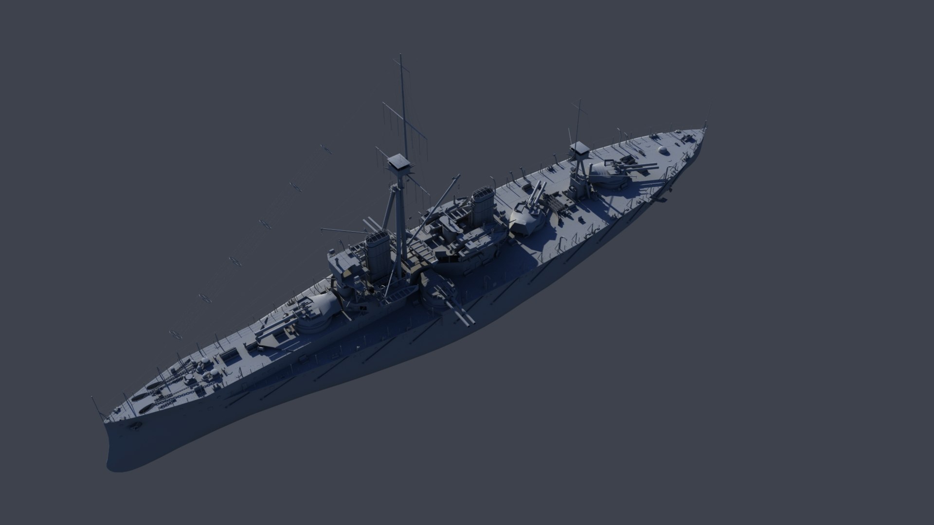 3D Hms Dreadnought Model - TurboSquid 1189907