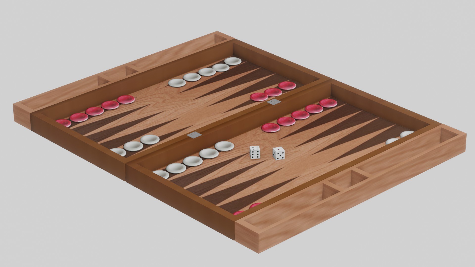 3D Model Backgammon - TurboSquid 1655608