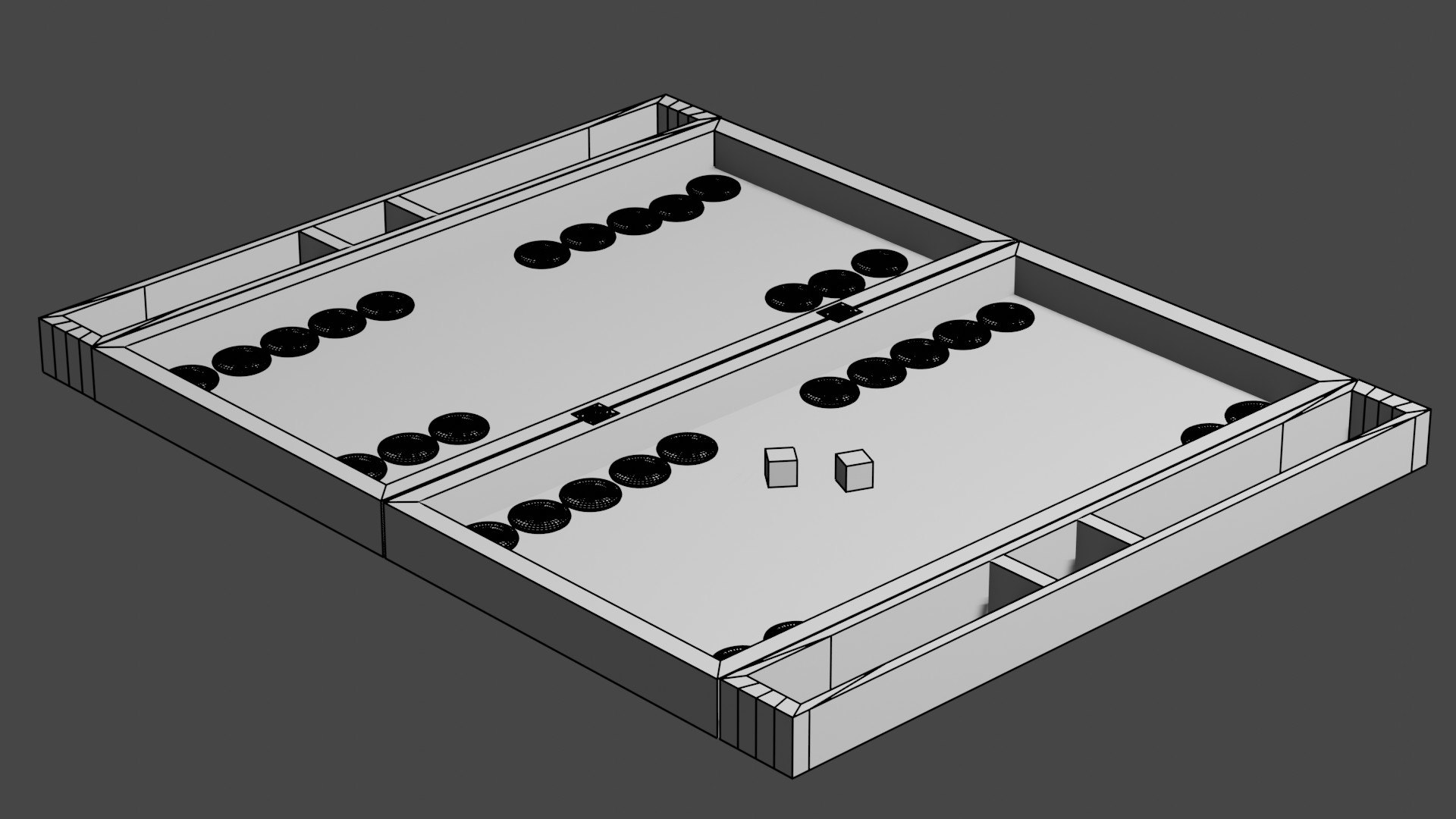 3D Model Backgammon - TurboSquid 1655608