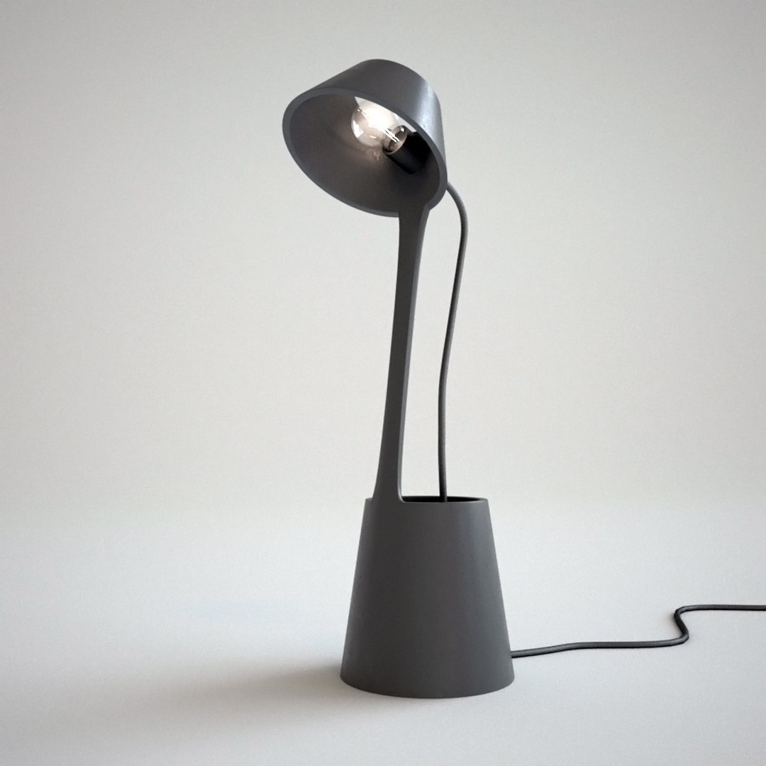 lean table light tom dixon 3d model