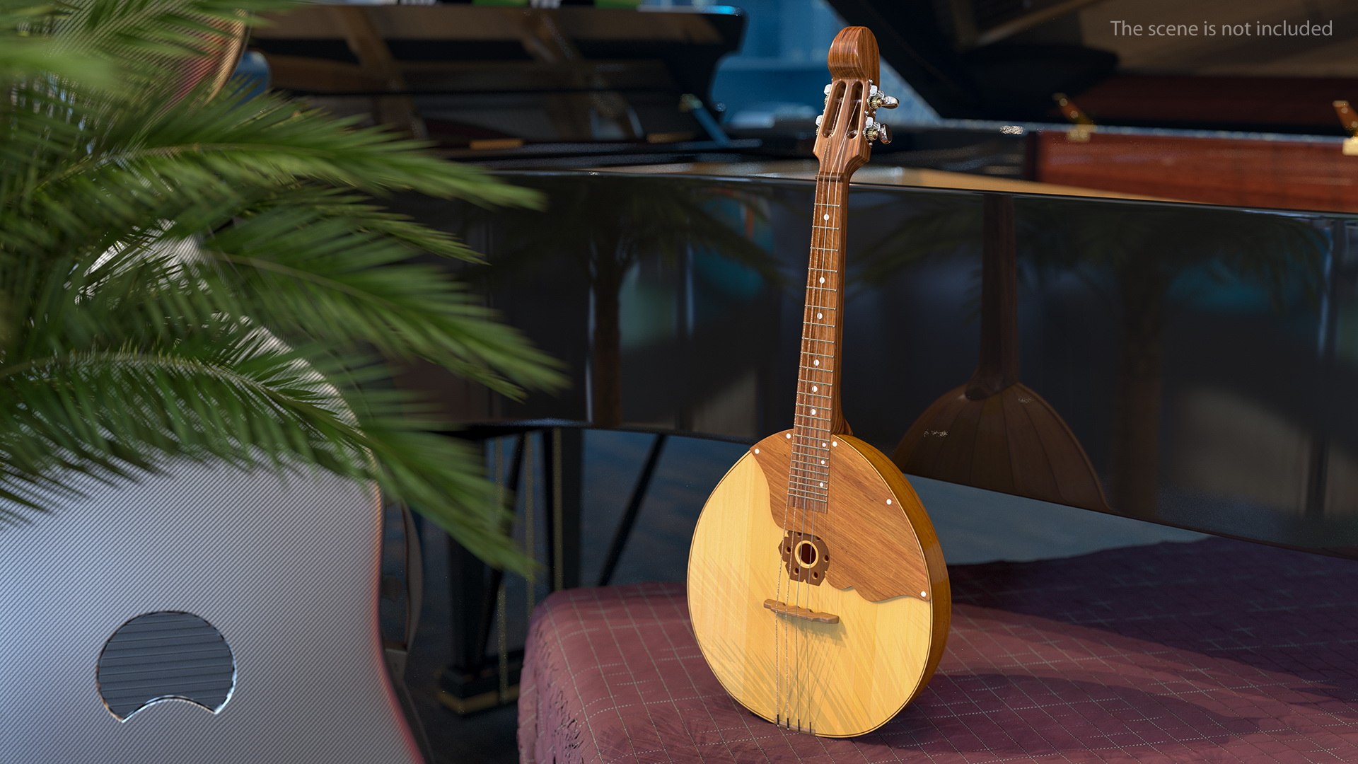 3D Model Domra Prima String Folk - TurboSquid 1625174