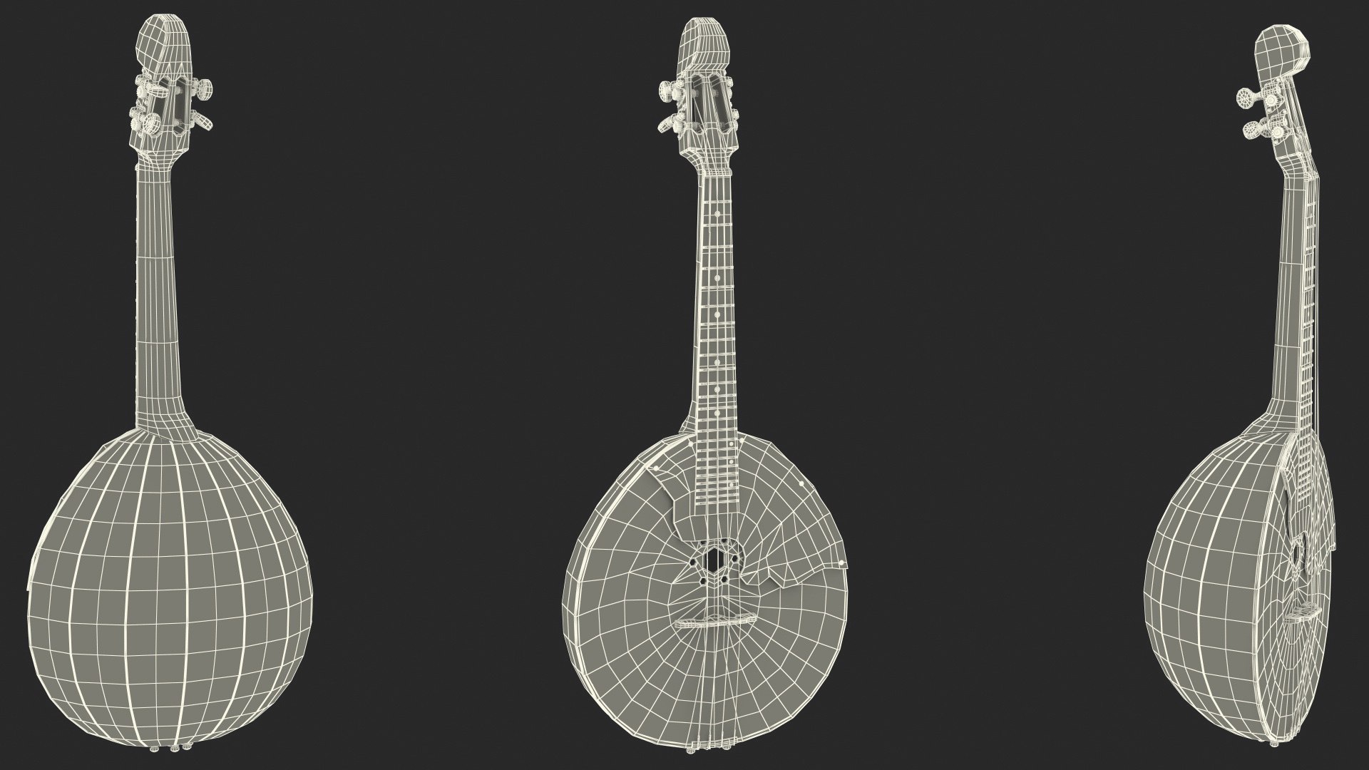 3D model domra prima string folk - TurboSquid 1625174