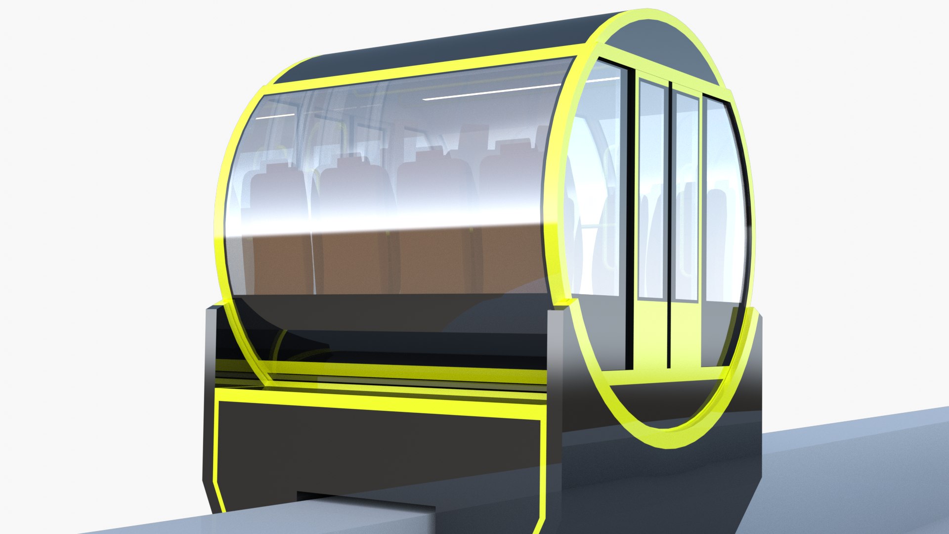 Monorail Trains Big Collection 3D Model - TurboSquid 1992263