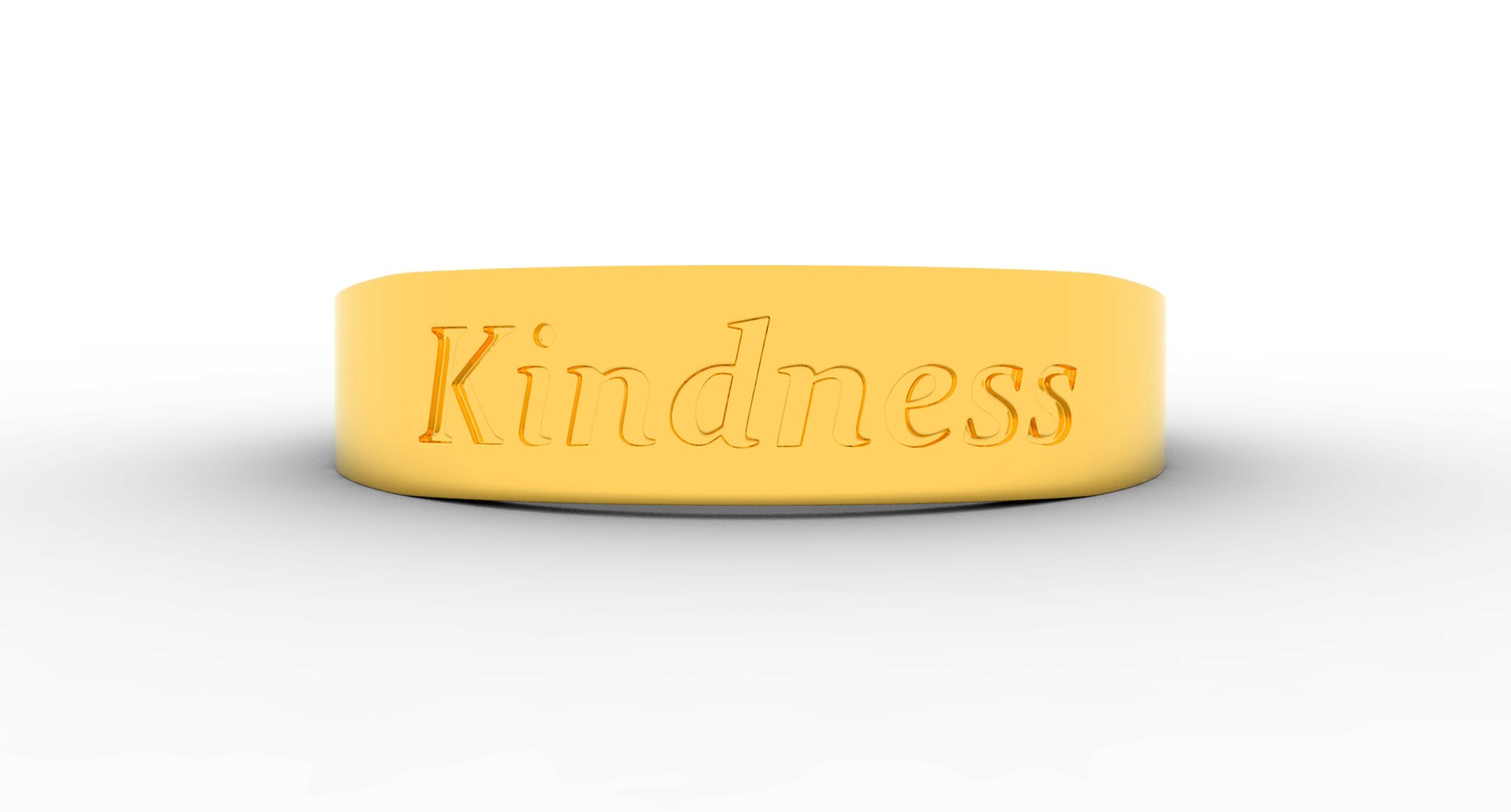 3D Kindness Ring Female Gold Model - TurboSquid 1896108