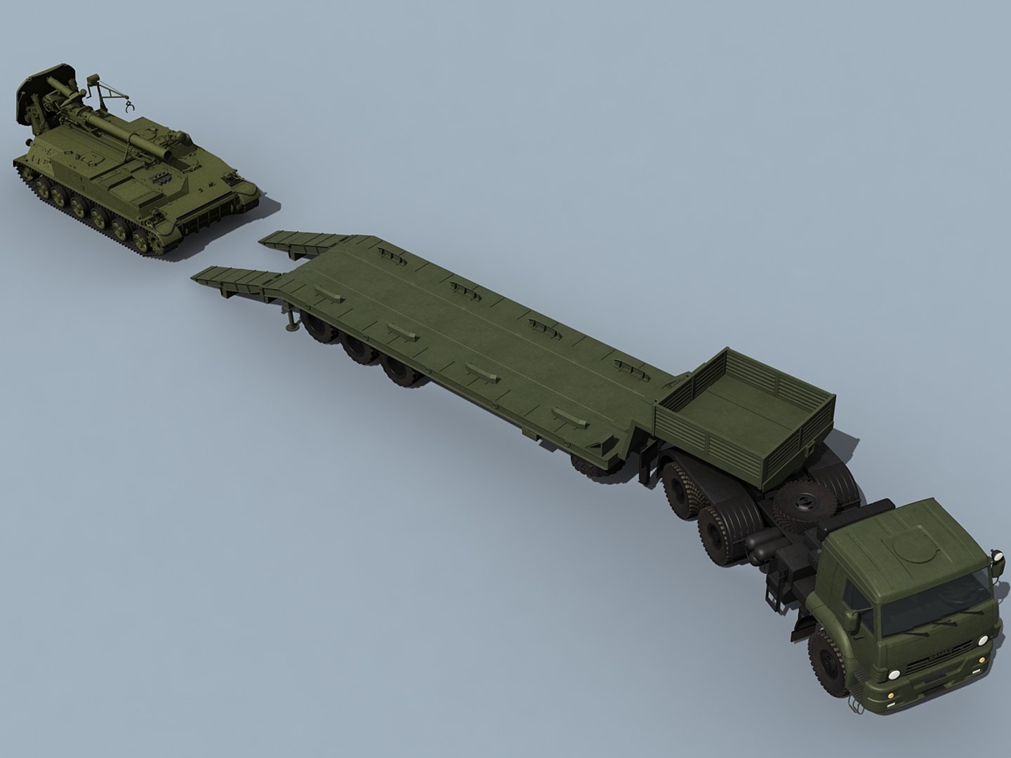 3d Kamaz-65225 2s4 Combo