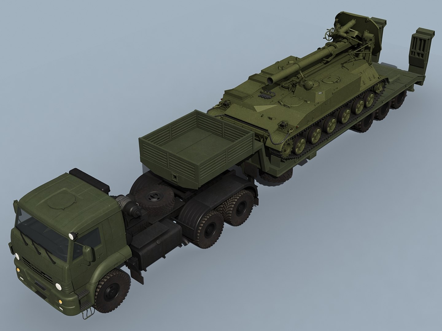 3d Kamaz-65225 2s4 Combo