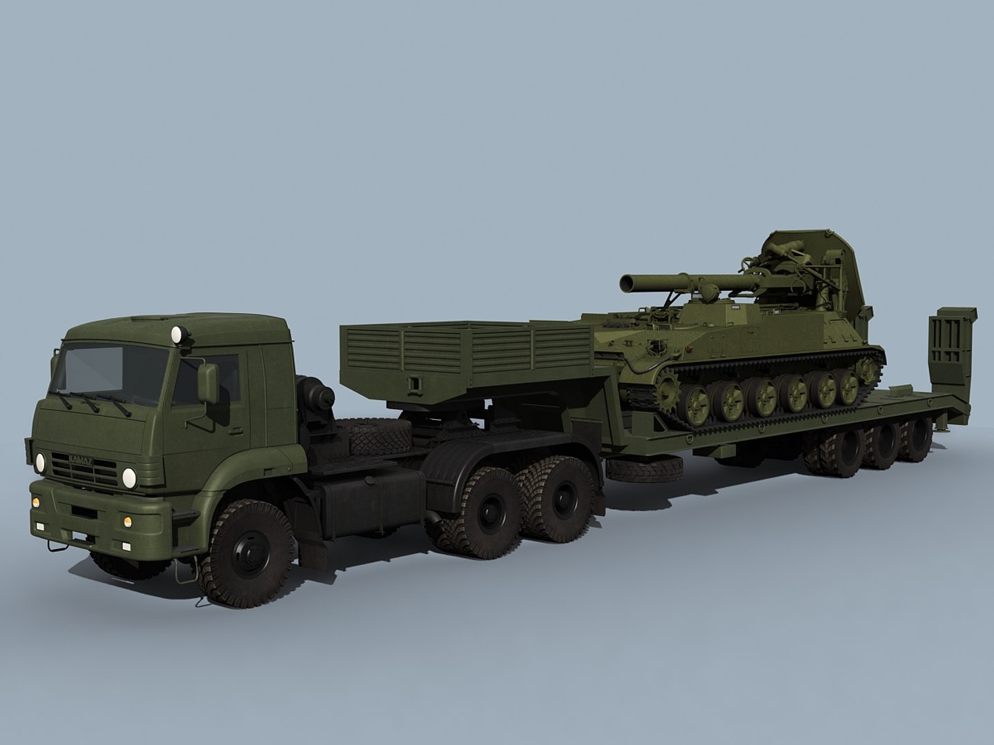 3d Kamaz-65225 2s4 Combo