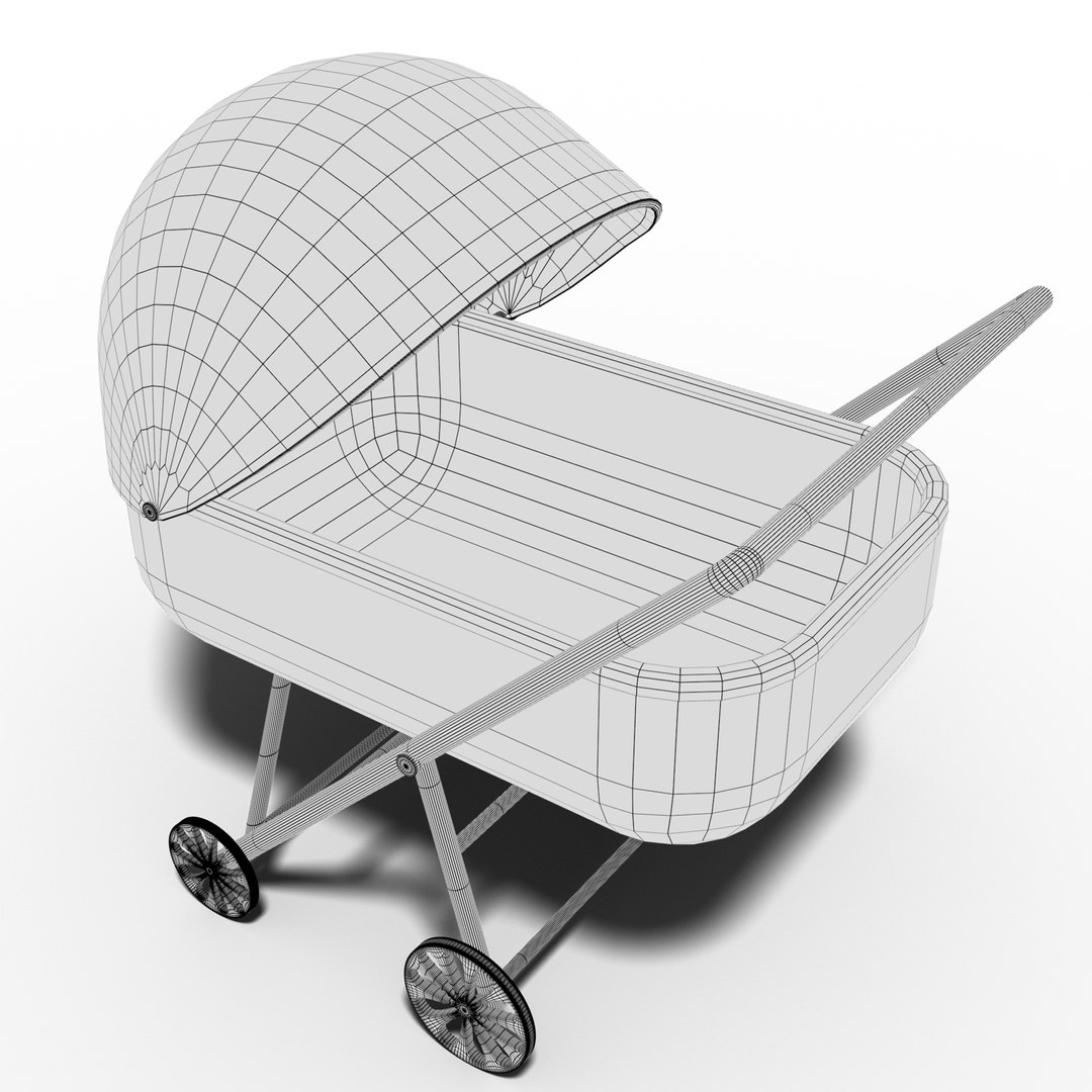 Baby Stroller 3D Model - TurboSquid 2083744