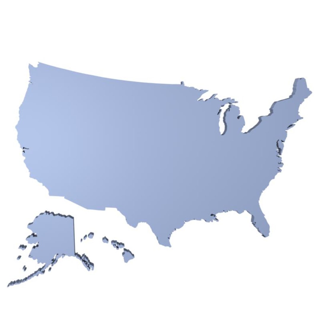 3d United States Model