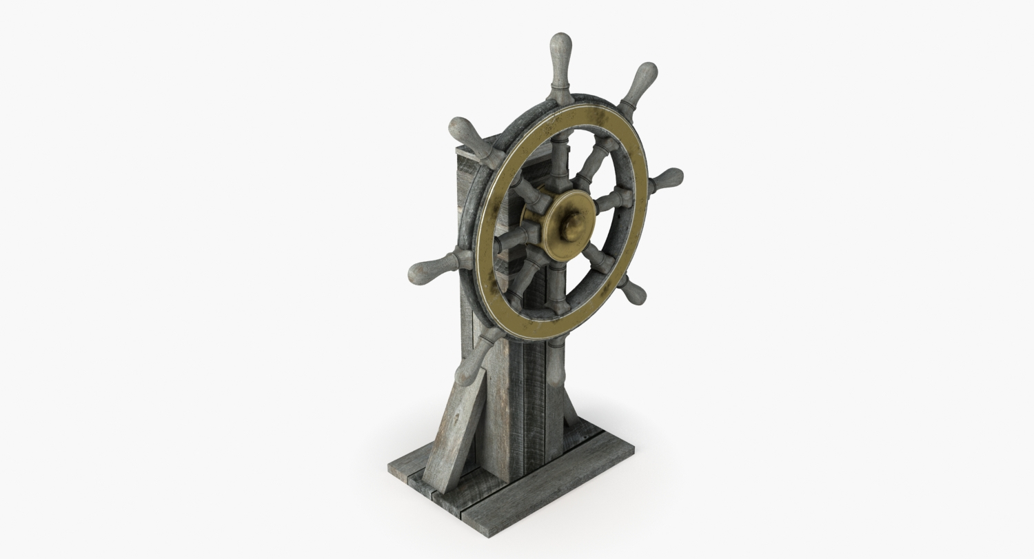3D ship wheel model - TurboSquid 1162940