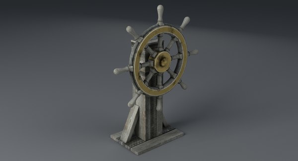 3D ship wheel model - TurboSquid 1162940