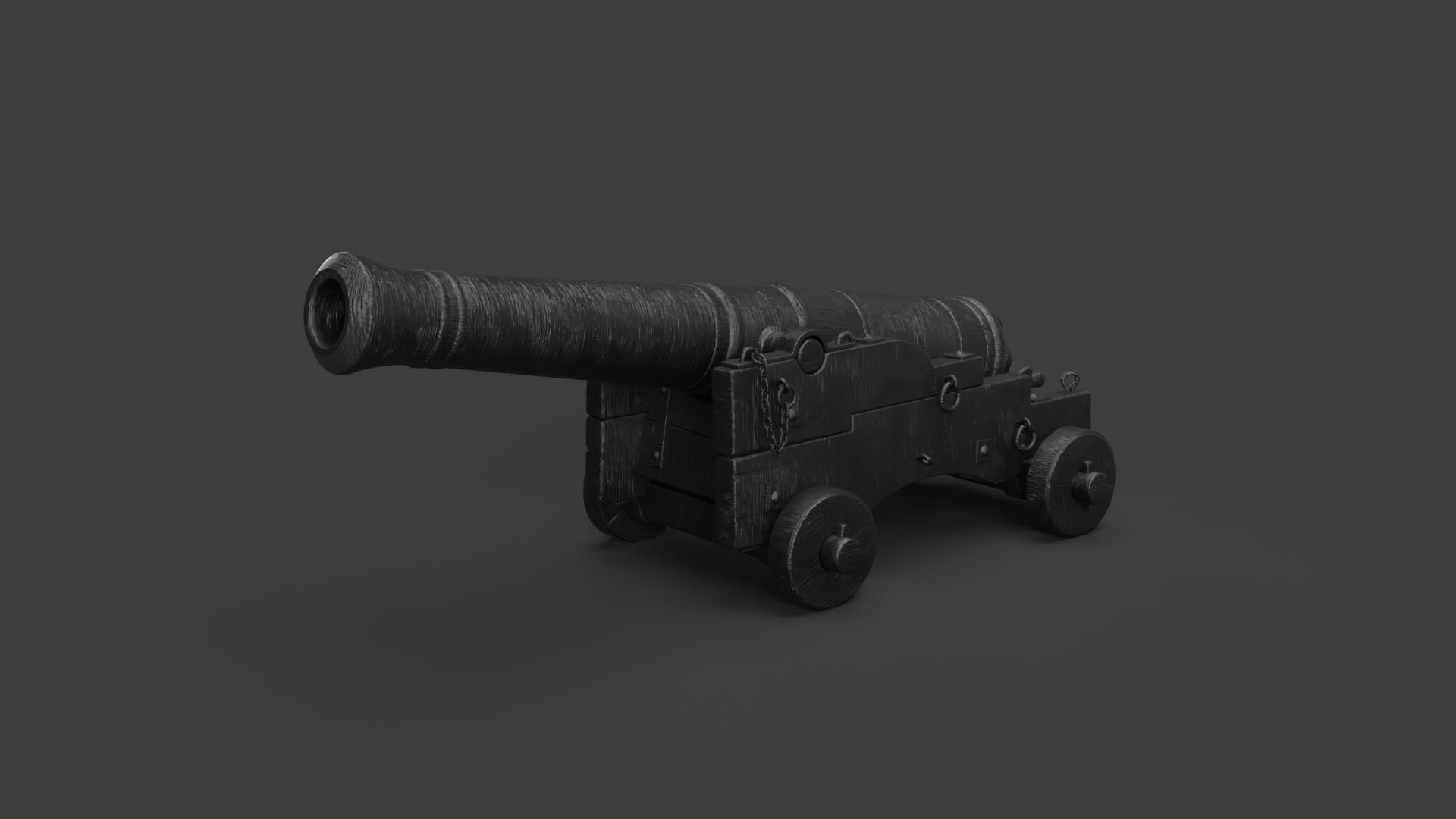 3D Model Realistic Cannon - TurboSquid 2399090