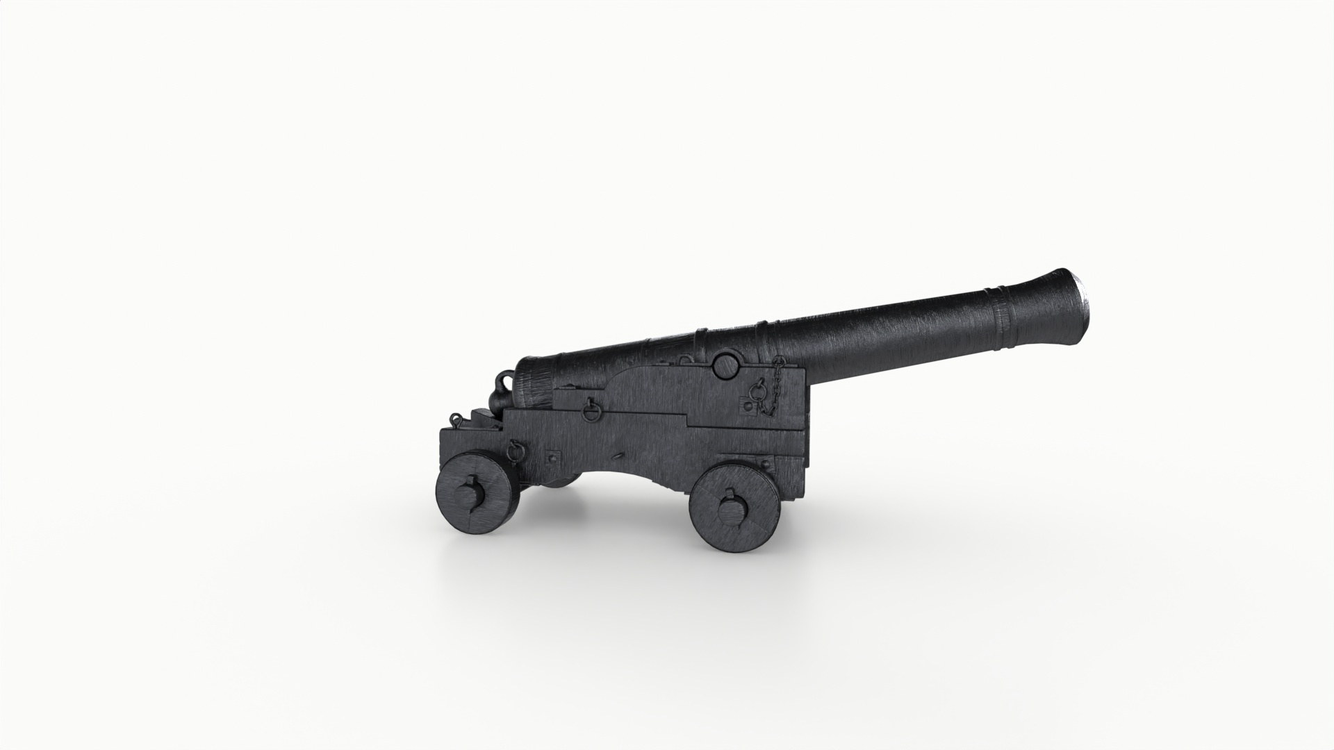 3D Model Realistic Cannon - TurboSquid 2399090