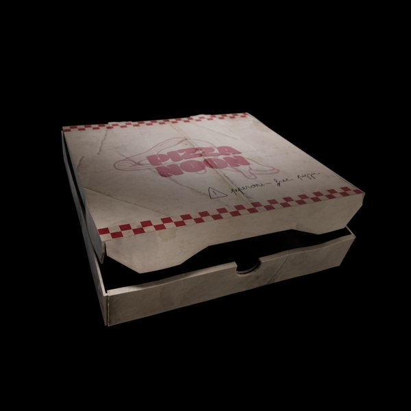 modelo 3d caja de pizza - TurboSquid 2164693