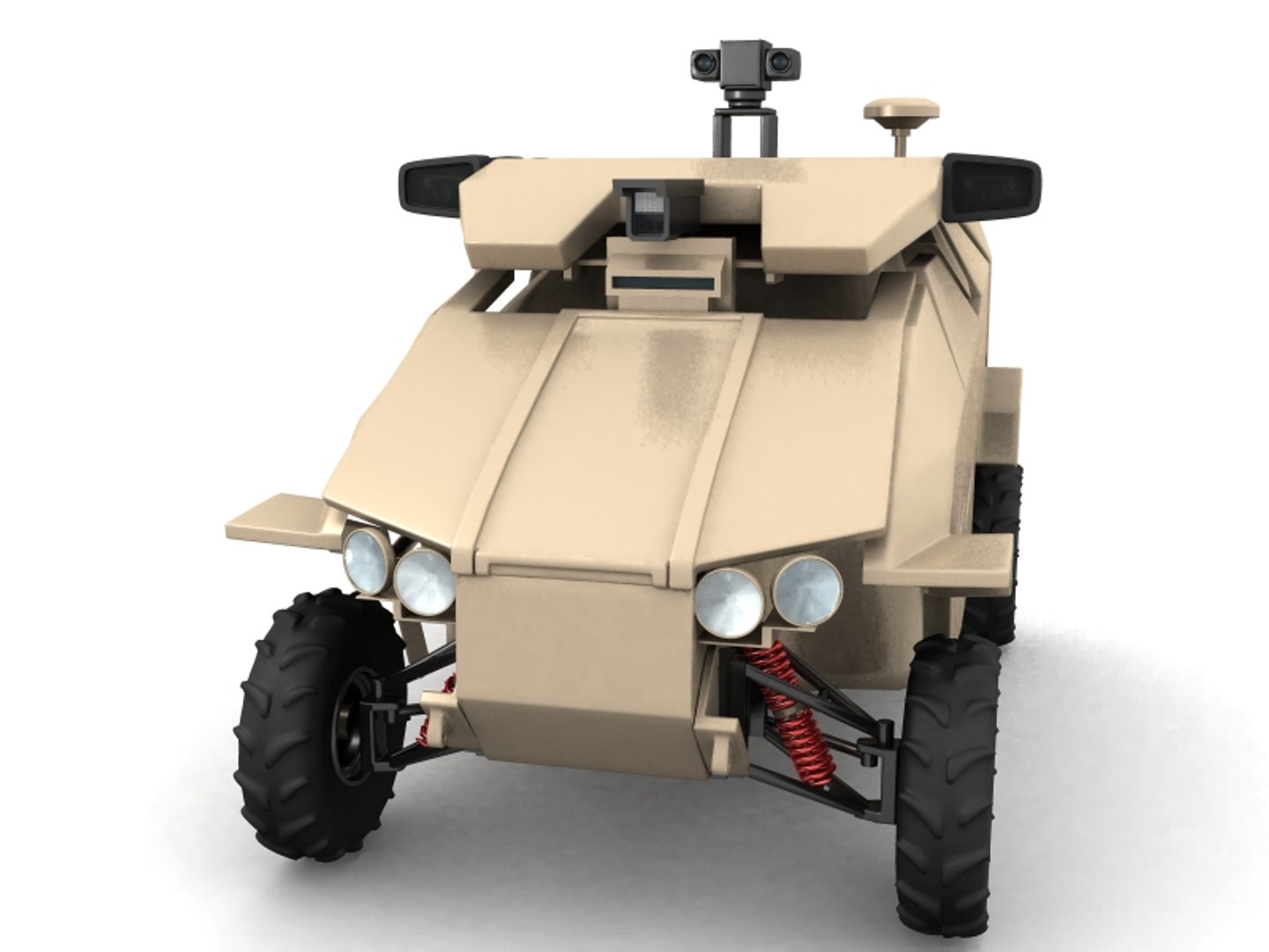 Guardium Vehicle Ugv 3d Model