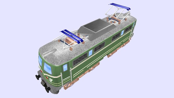 Electric locomotive e 201 model - TurboSquid 1707567