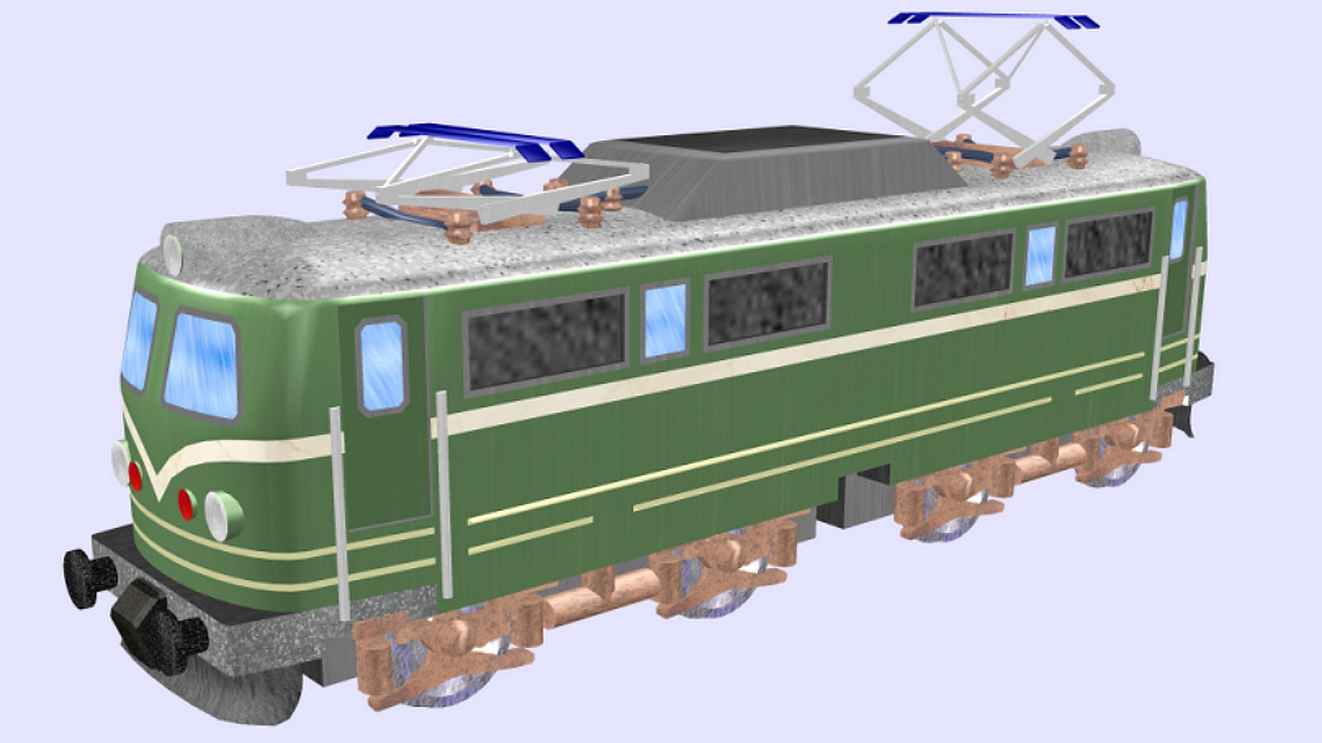 Electric Locomotive E 201 Model - TurboSquid 1707567