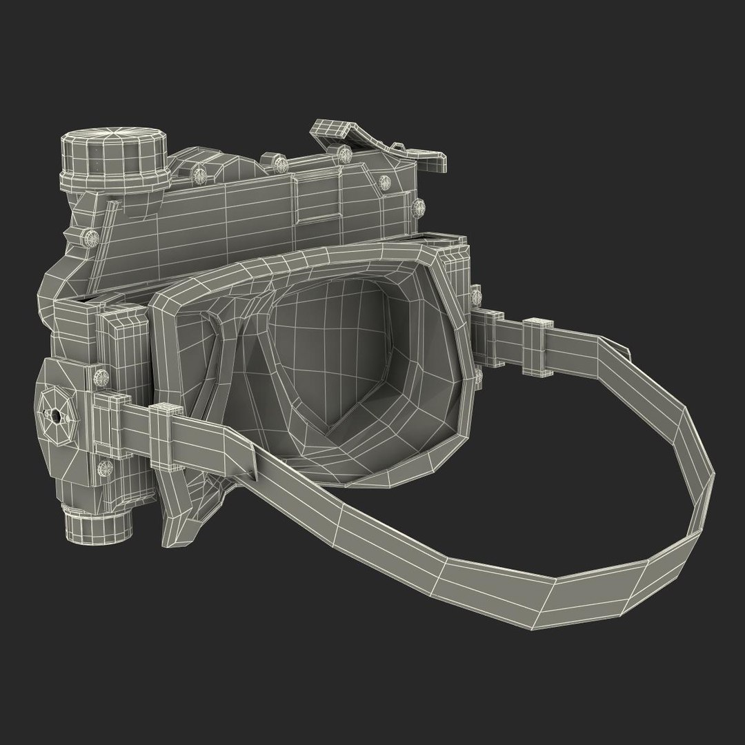 Camera Mask Scuba Series 3d Model