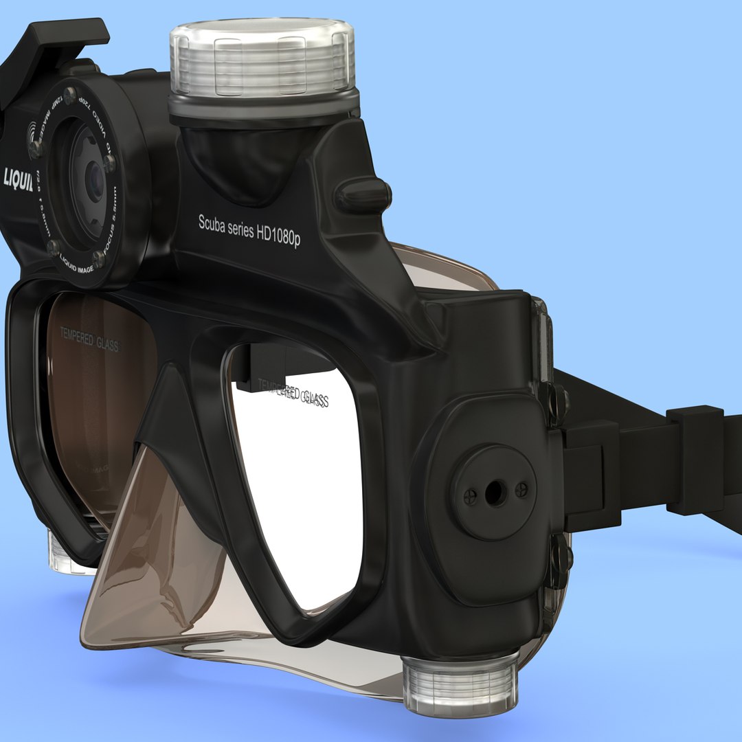 Camera Mask Scuba Series 3d Model