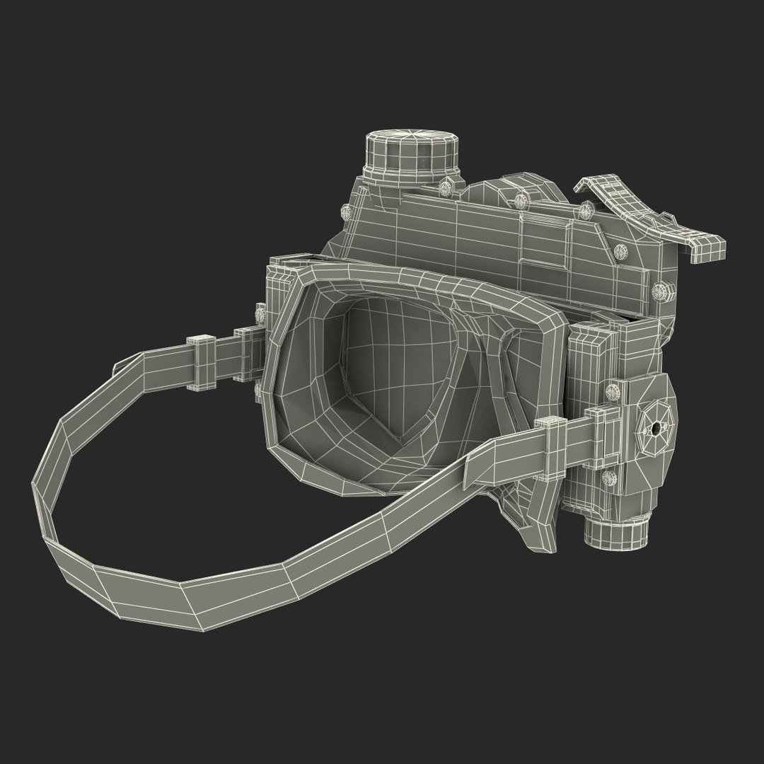 Camera Mask Scuba Series 3d Model