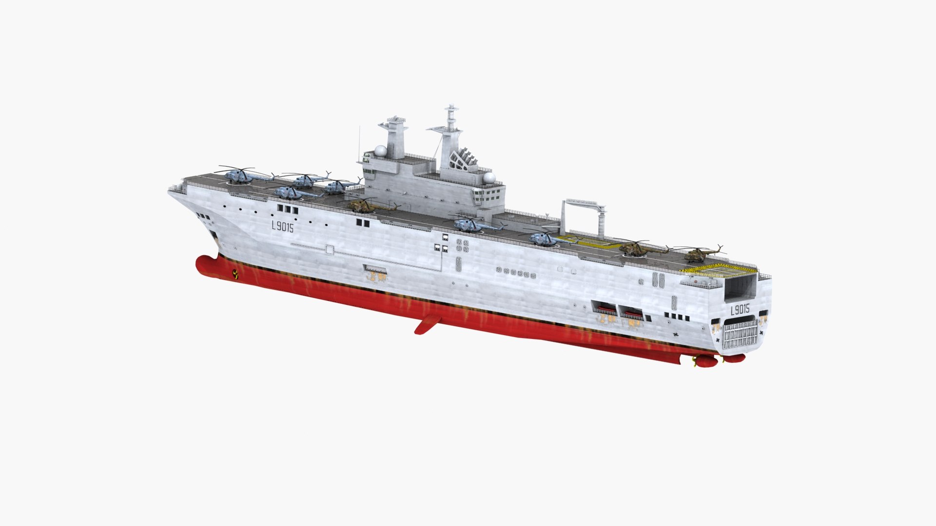 Amphibious Assault Ship 3D Model - TurboSquid 2070933