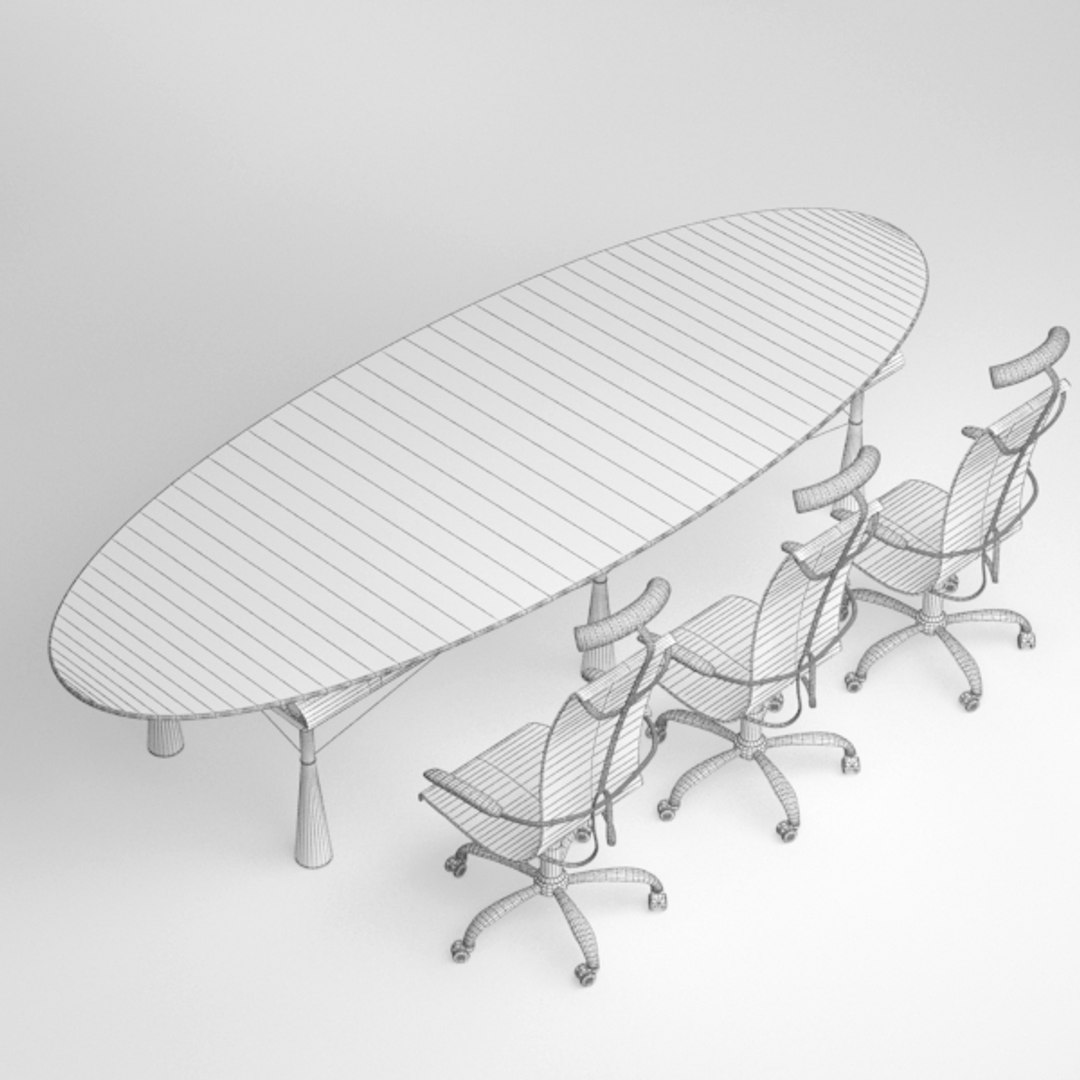 Conference Table 3d Model