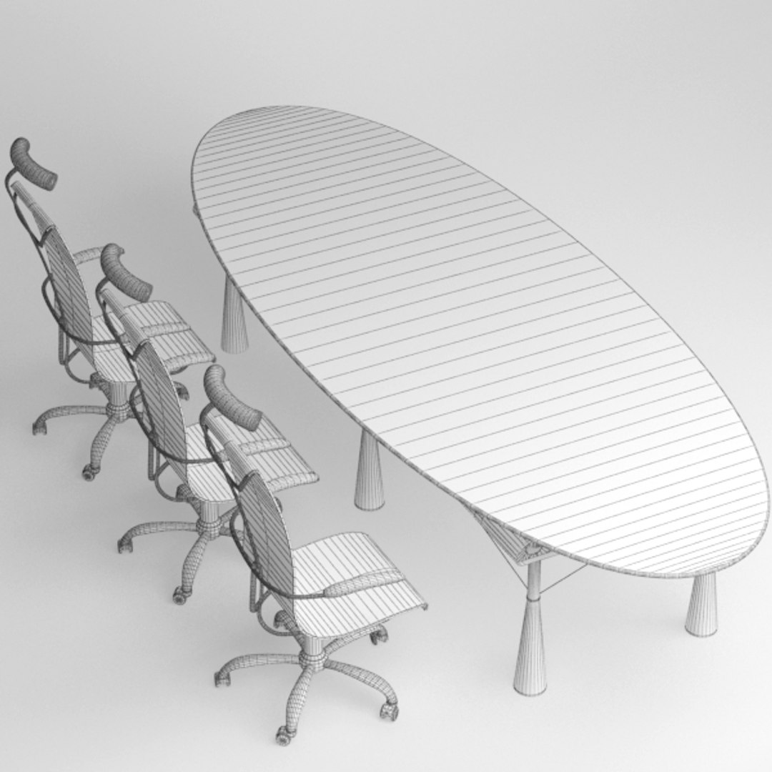Conference Table 3d Model