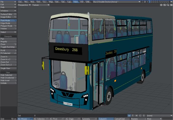 double decker bus olympic 3d model