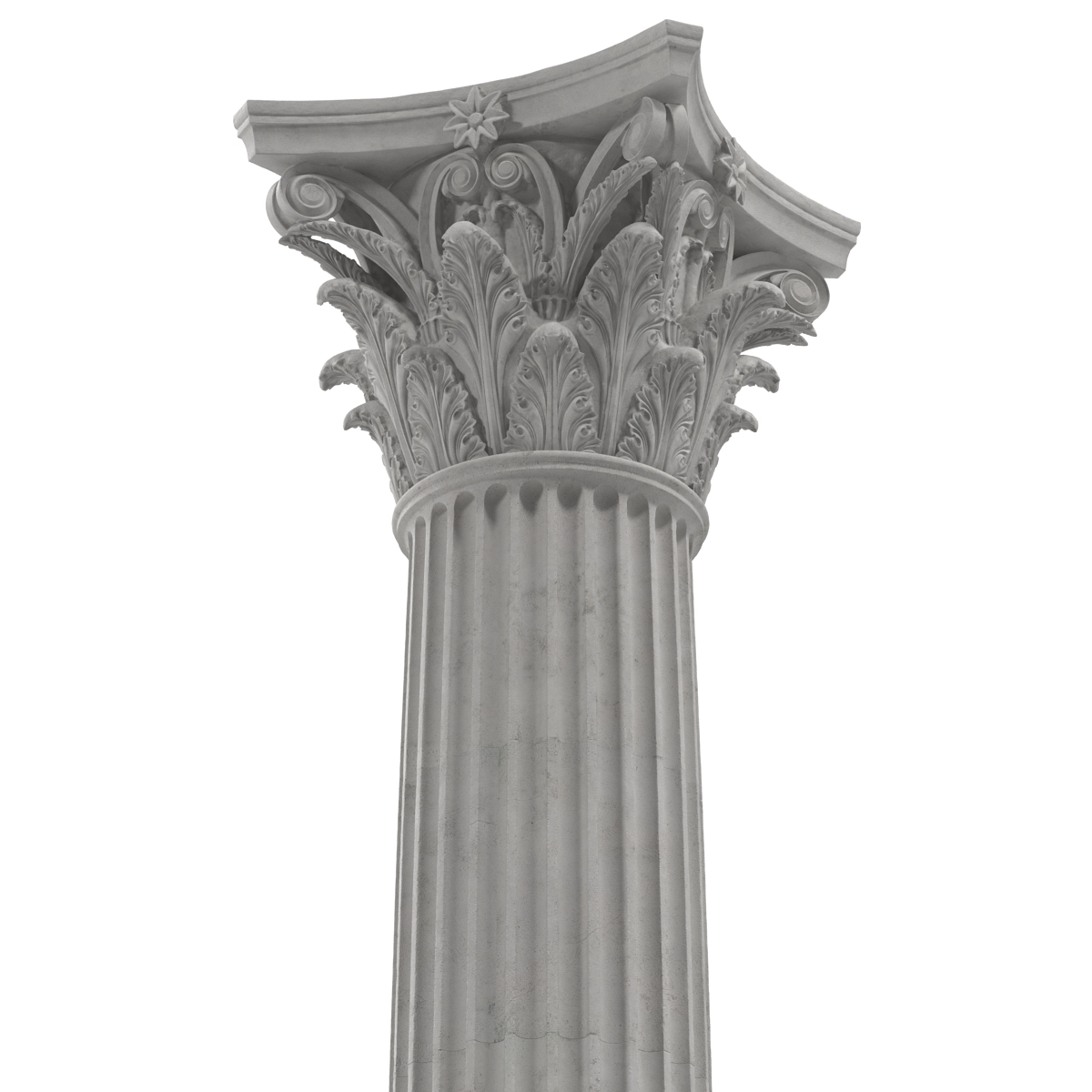 3d model of columns 3