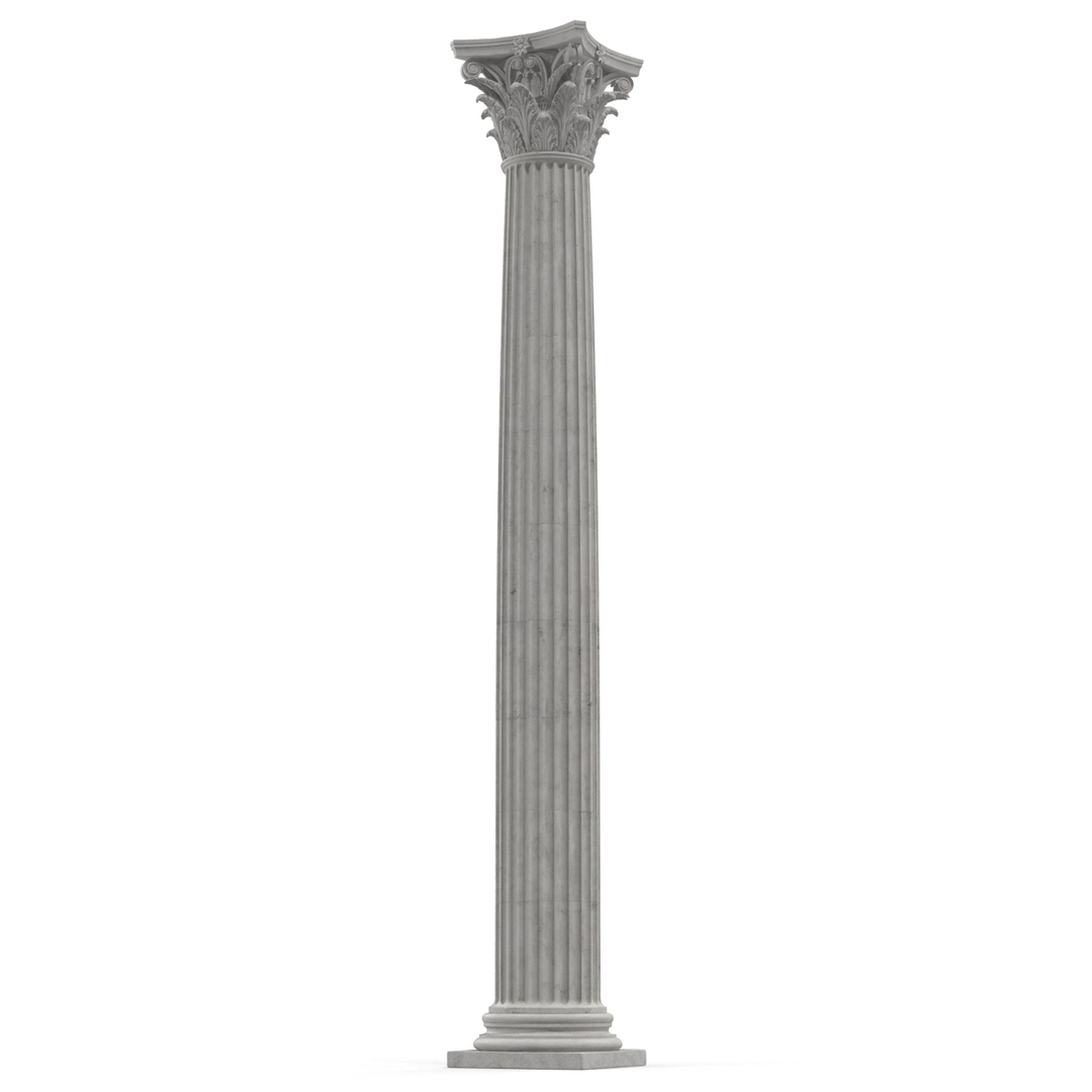 3d model of columns 3