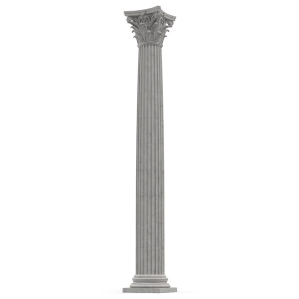 3d model of columns 3