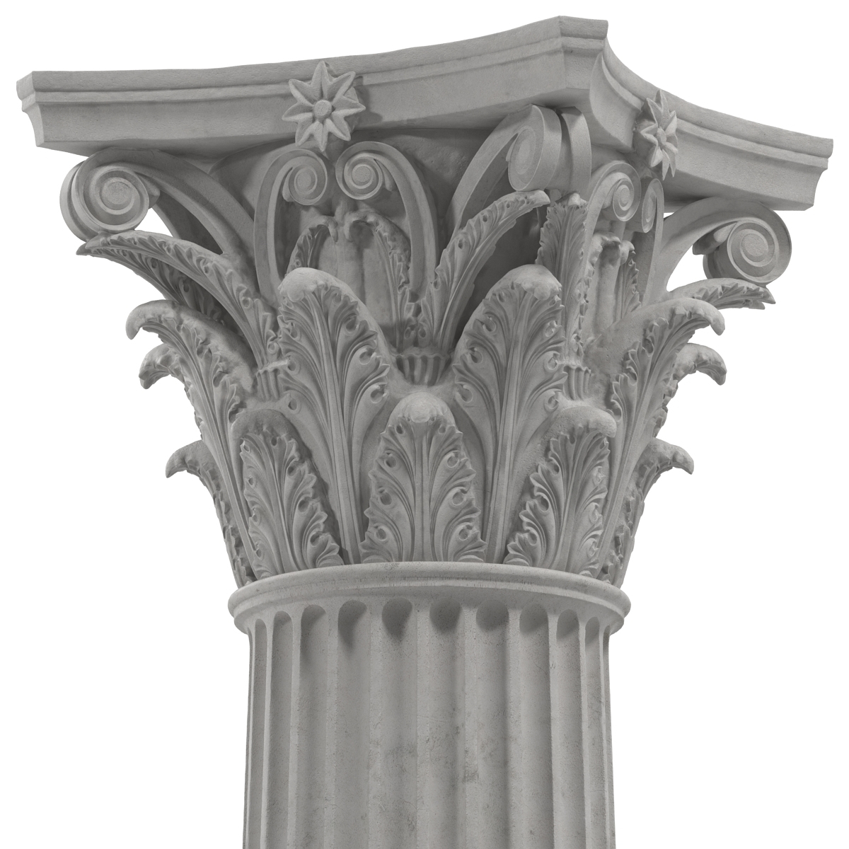 3d model of columns 3