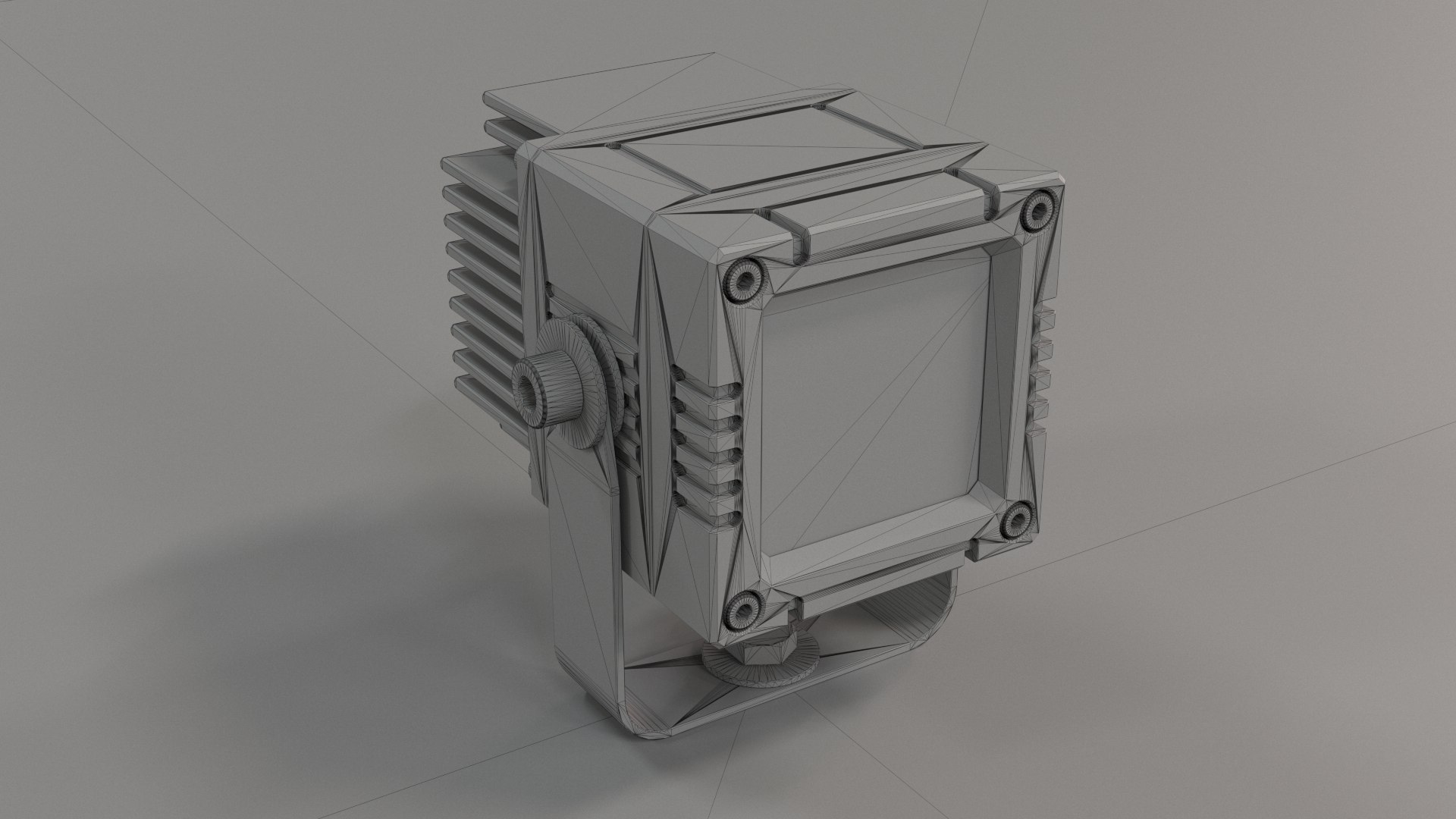 External LED Work Light SQM1 Model - TurboSquid 1914636