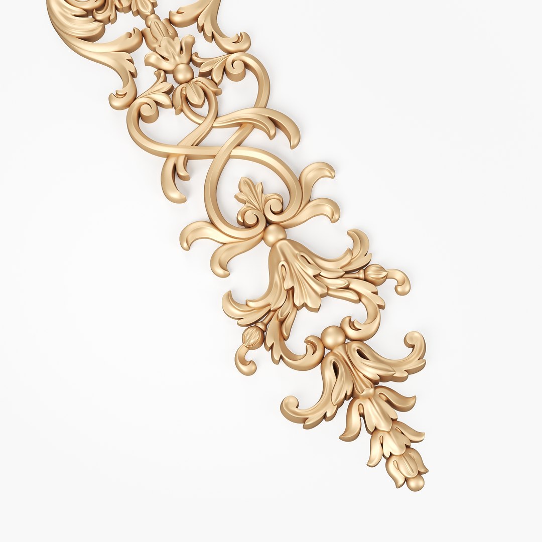 Vertical Overlays Decor 3D Model - TurboSquid 1875177