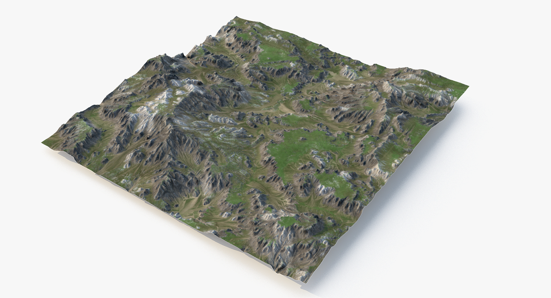 3D Model Grassy Terrain - 3 - TurboSquid 1352035