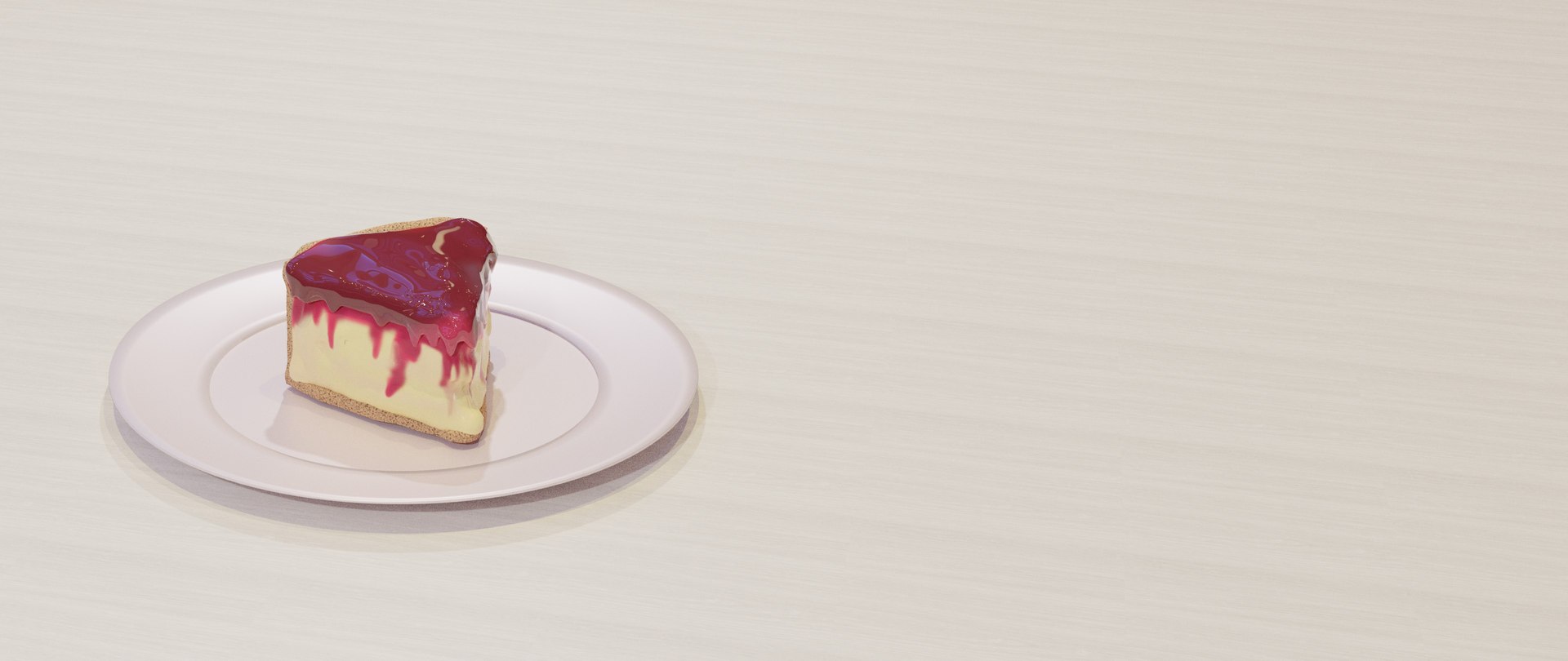 3D Strawberry Cheesecake Model - TurboSquid 1652819