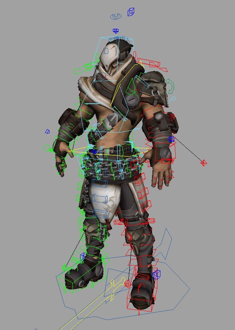 Rig Animation 3D - TurboSquid 1379107