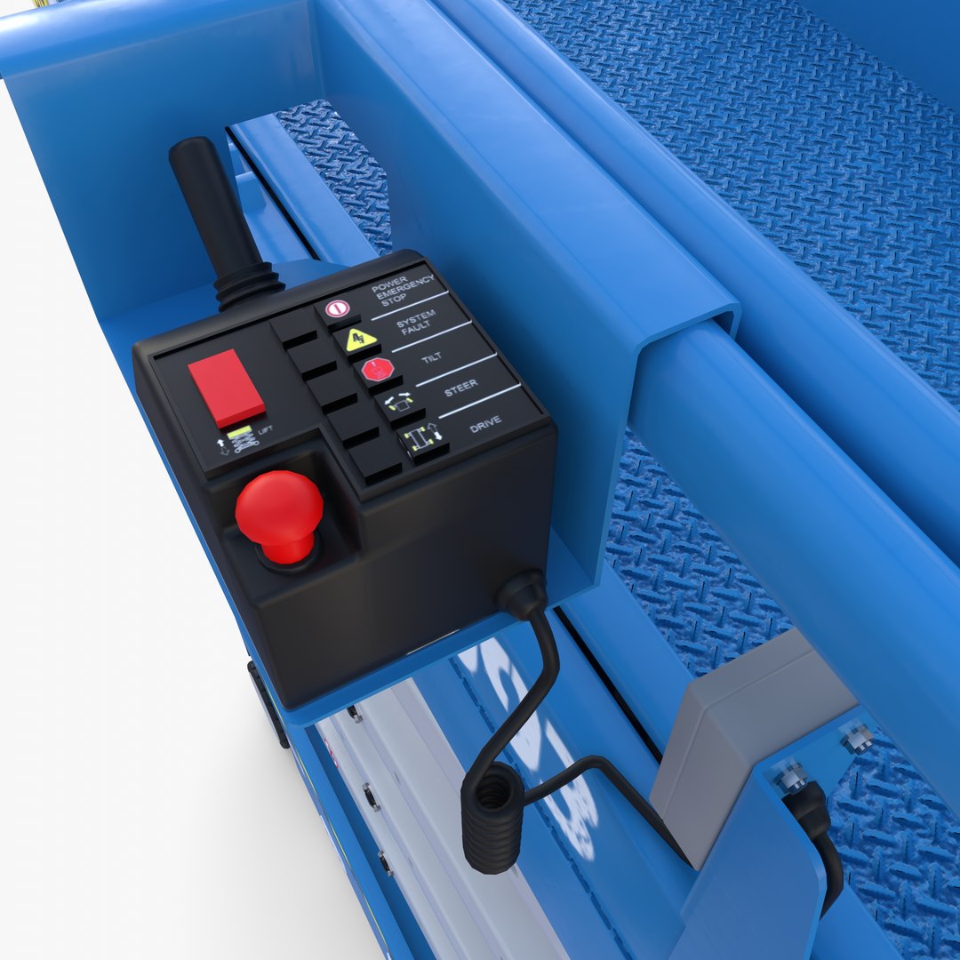 Electric Scissor Lift V1 3D Model - TurboSquid 2111301