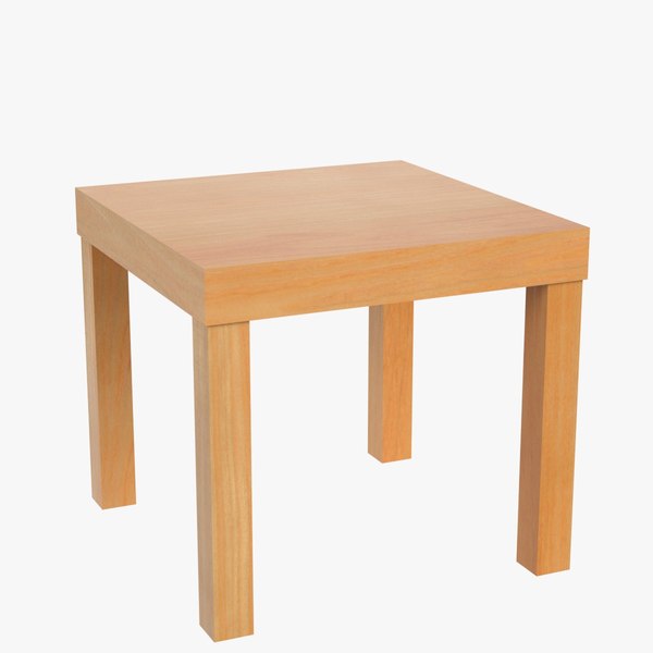 3D square table model - TurboSquid 1392519