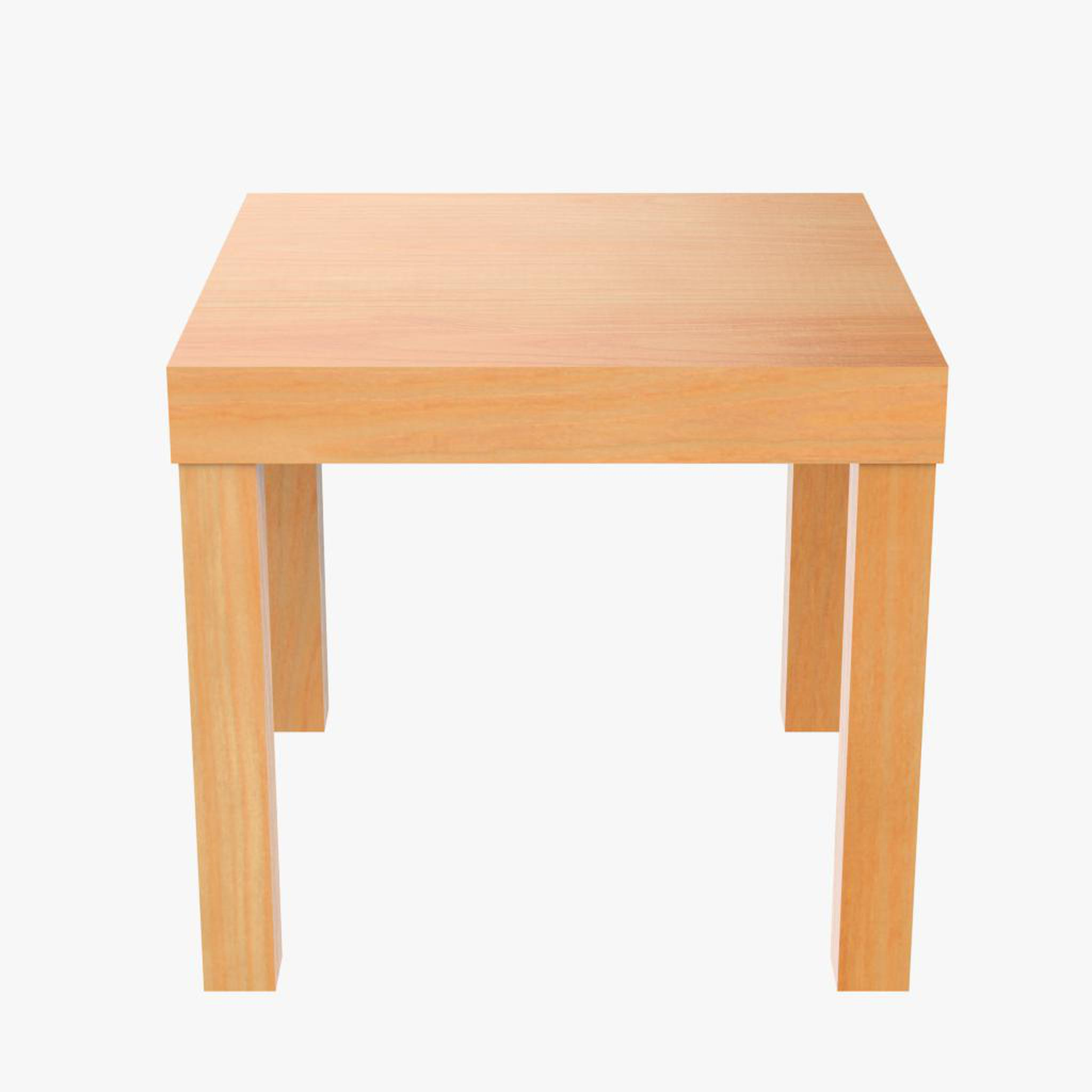 3D square table model - TurboSquid 1392519