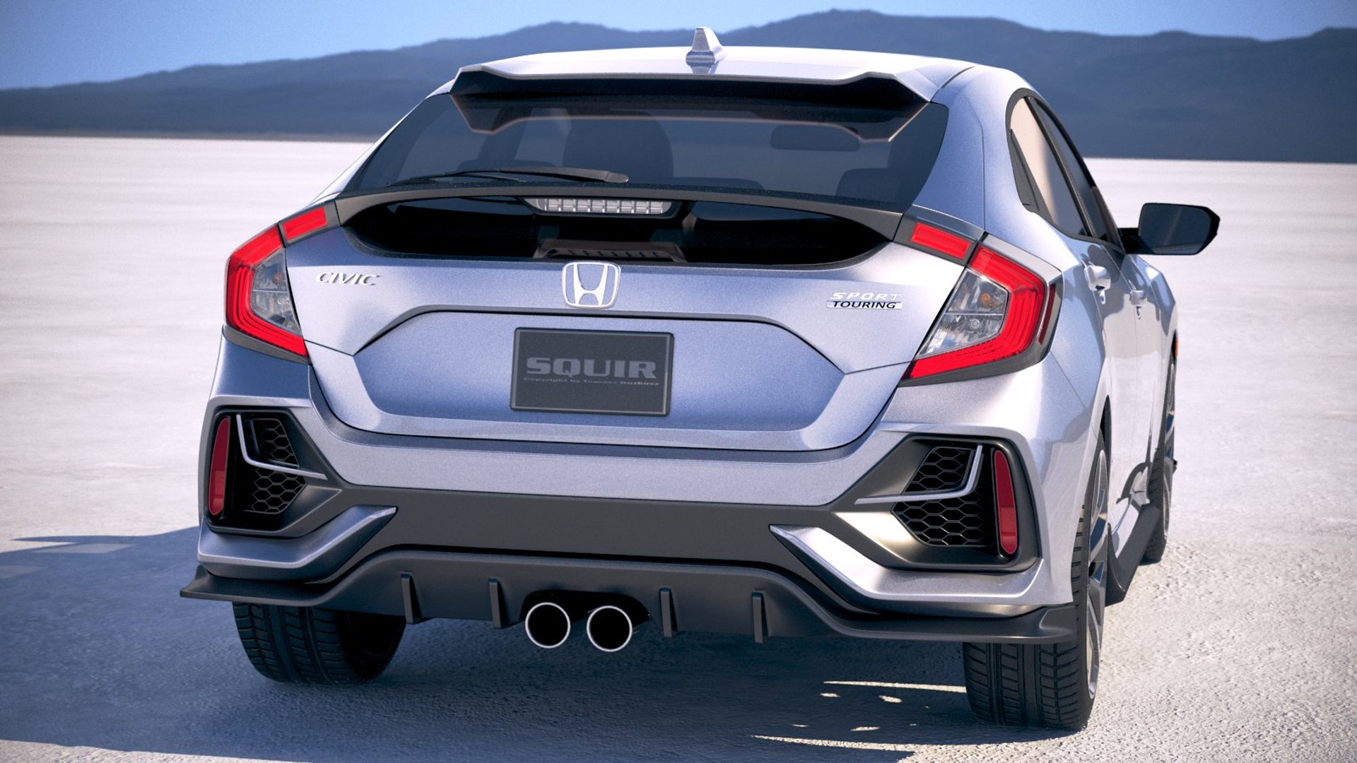 3D Model Honda Civic Hatchback - TurboSquid 1452452