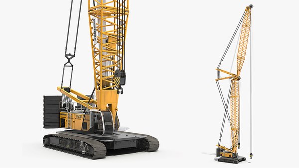 Maya용으로 제작된 Liebherr LR1250 크롤러 크레인 3D 모델 - TurboSquid 2045650