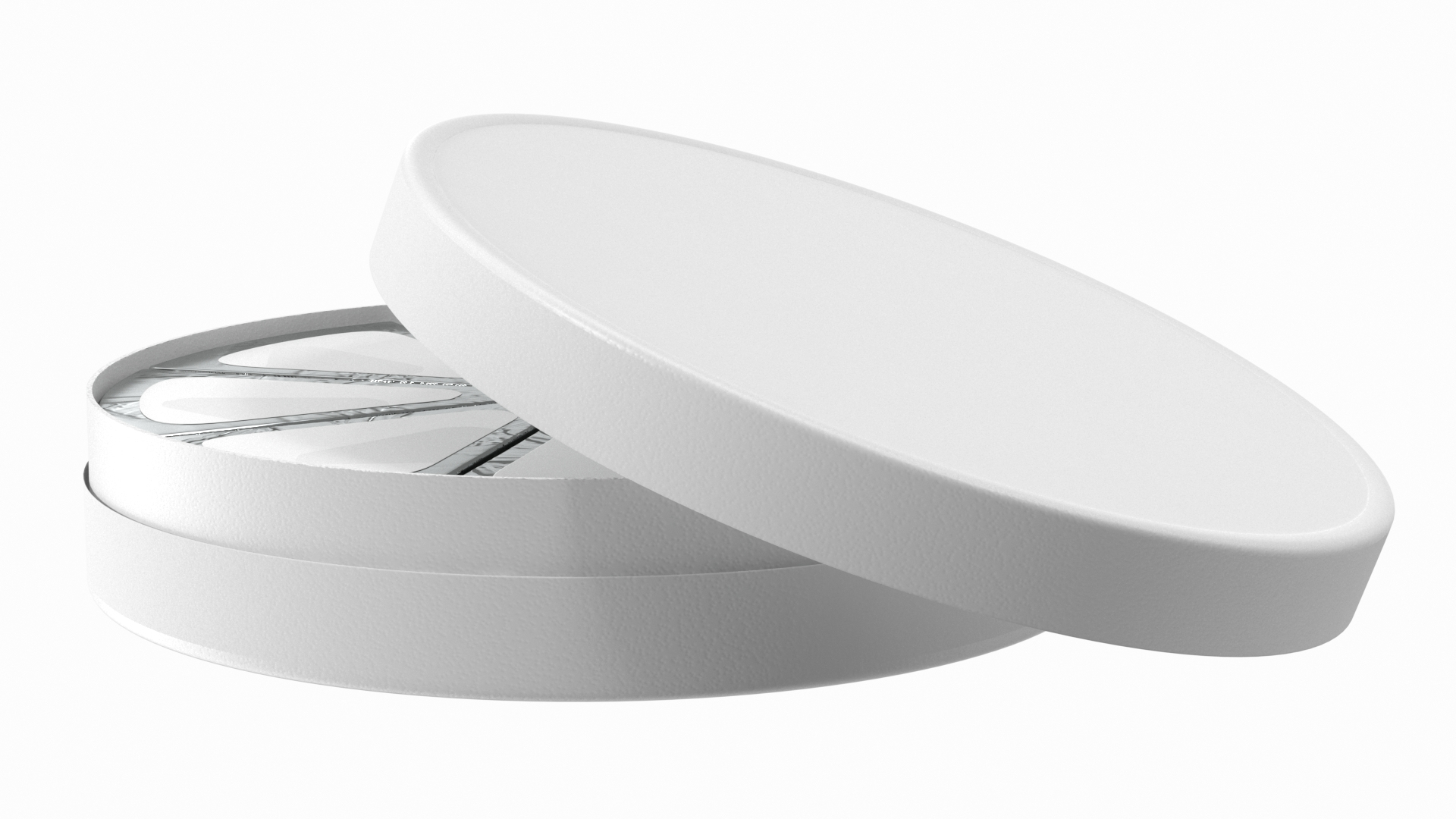 3D Round Box Of Creamy Cheese Triangles - TurboSquid 2156990