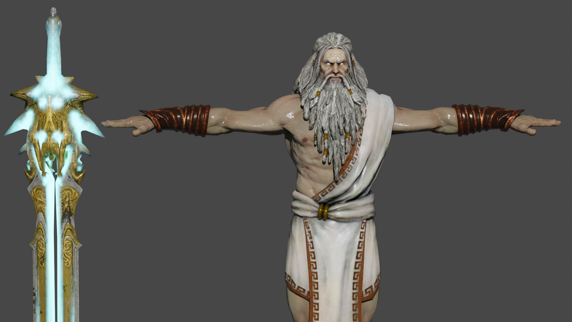 3D Zeus Model - TurboSquid 2179140