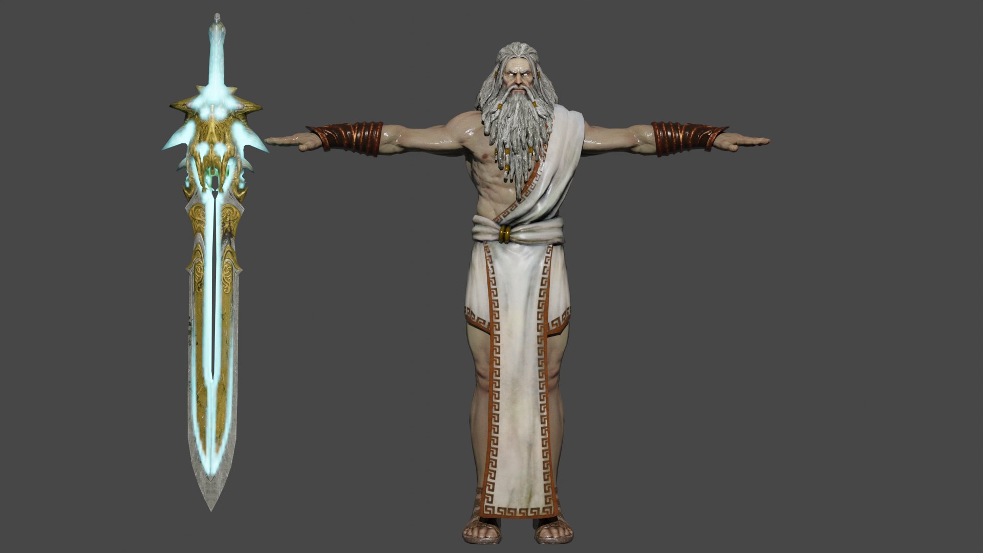 3D Zeus Model - TurboSquid 2179140