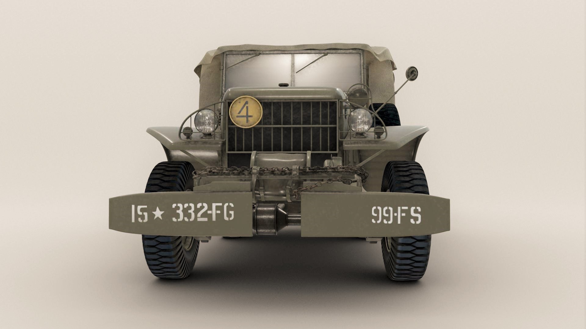 3d Dodge Truck Wc 2 Model