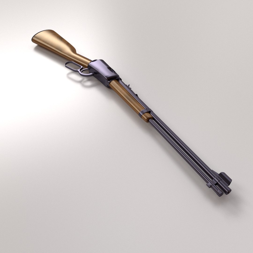Henry Lever Action Rifle 3D Model - TurboSquid 1149937