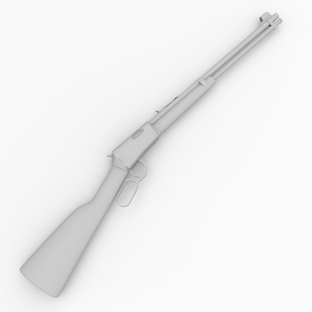 Henry Lever Action Rifle 3D Model - TurboSquid 1149937