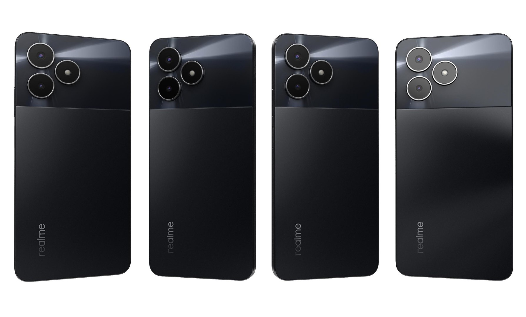 3D Model Realme C51 Black And Blue - TurboSquid 2126463