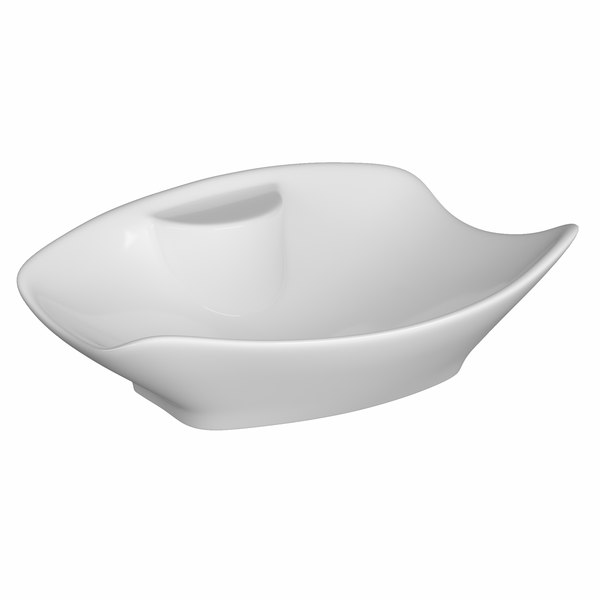 3D model rectangle bowl shape - TurboSquid 1693565